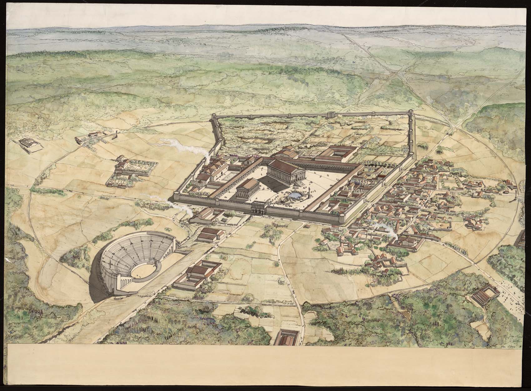 Andesina (Grand), le sanctuaire - Jean-Claude Golvin